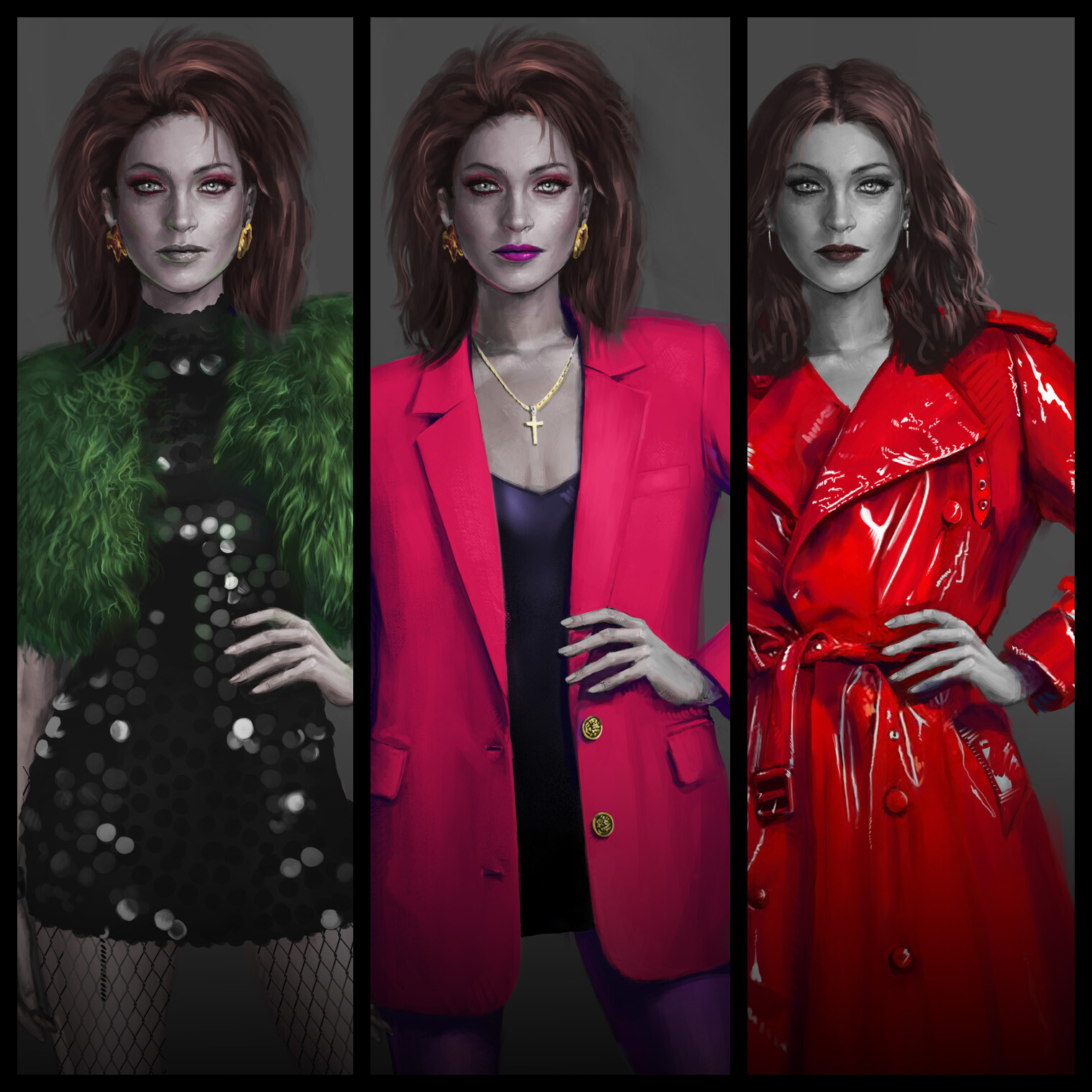 ArtStation - VtM TRPG Character - Malkavian