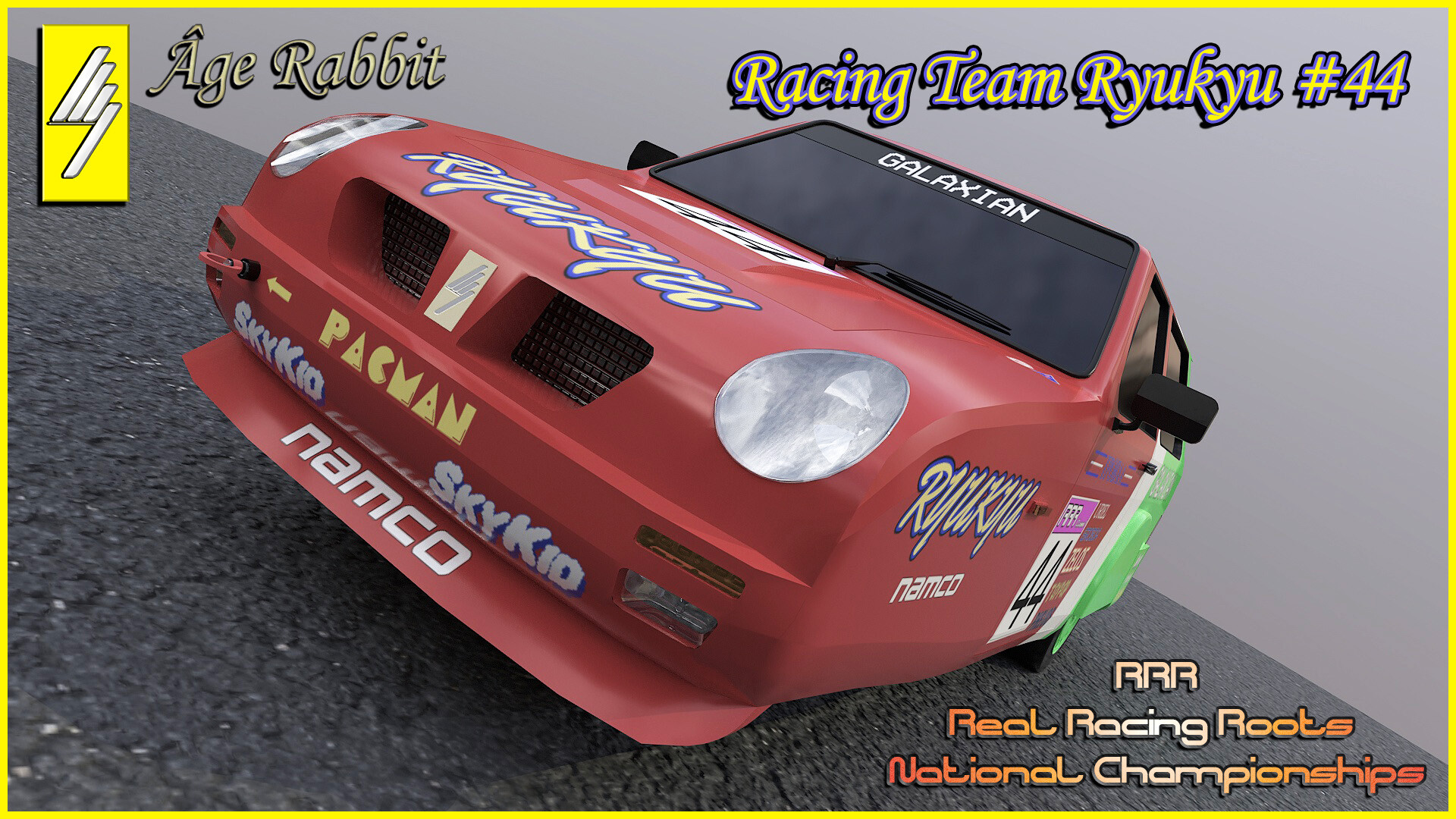 ArtStation - Ridge Racer's Ryukyu Racing Team - Âge Rabbit (Low-poly 3D ...