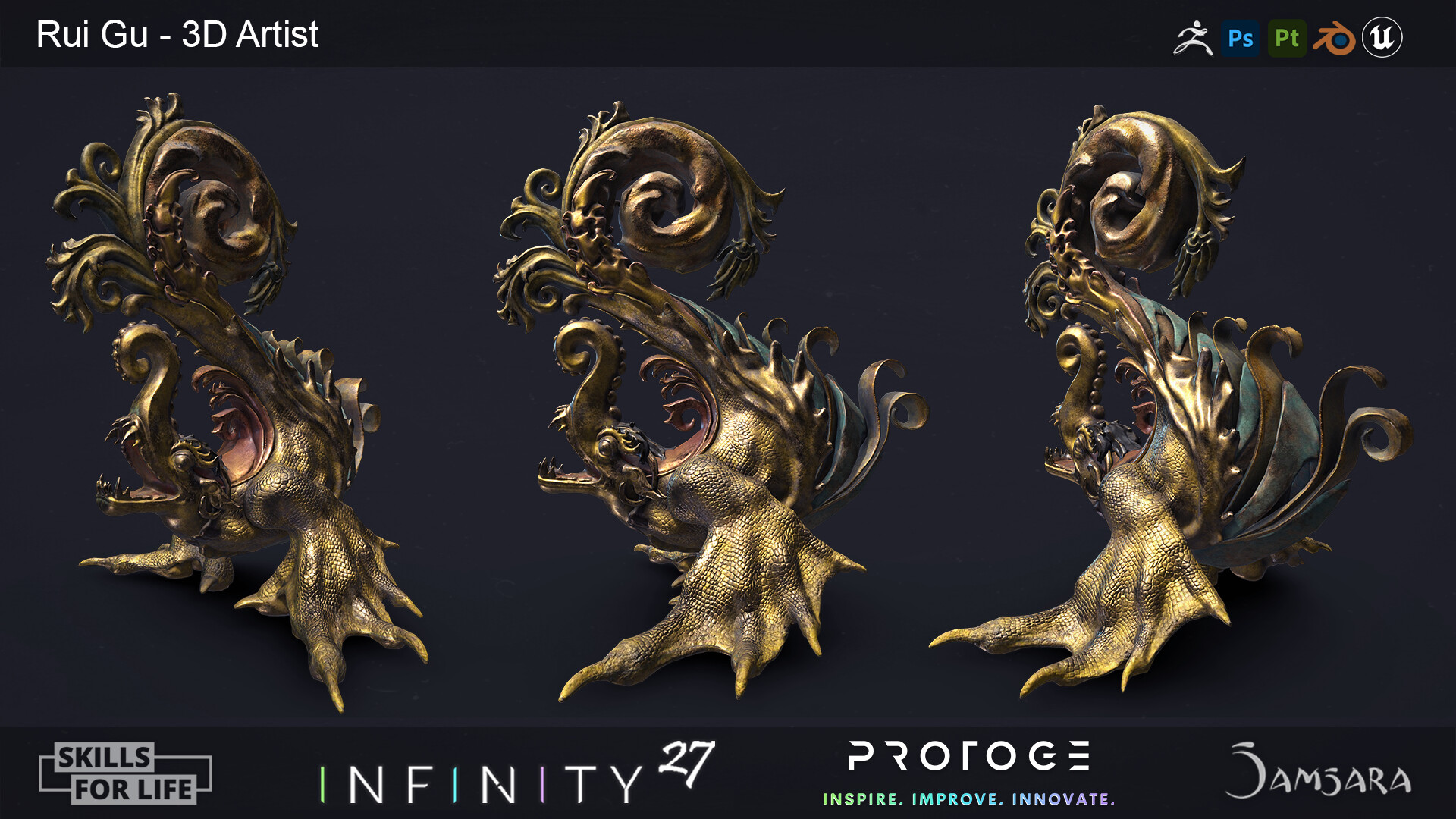 ArtStation - Makara Statue
