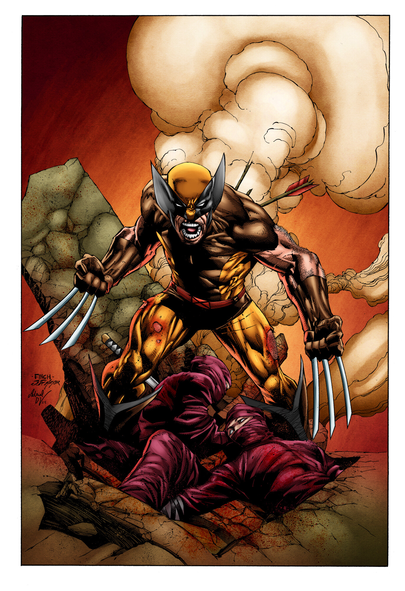 ArtStation - Wolverine COLORS sample