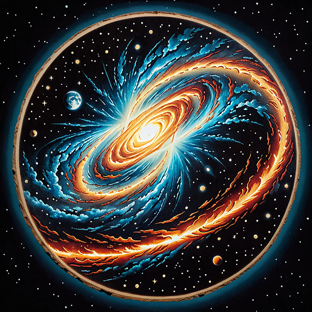 ArtStation - Space curve at night