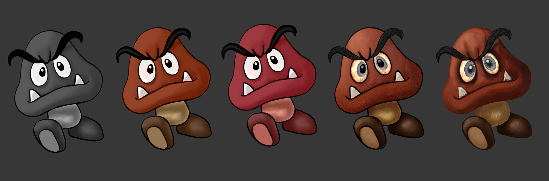 ArtStation - 2D Painting - Goomba