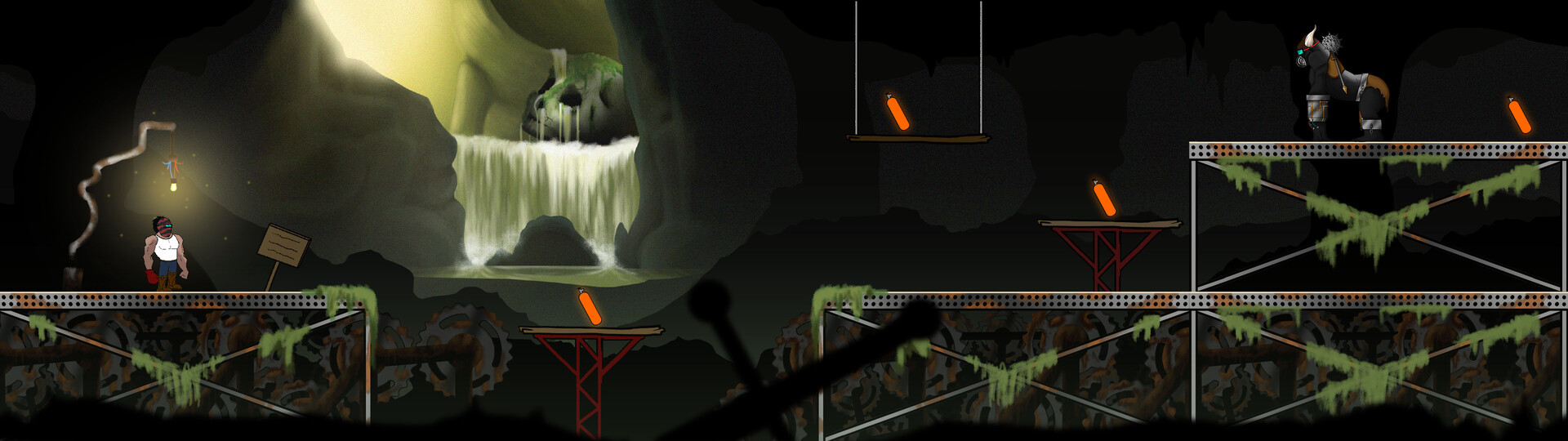 ArtStation - 2D Cave-Level design