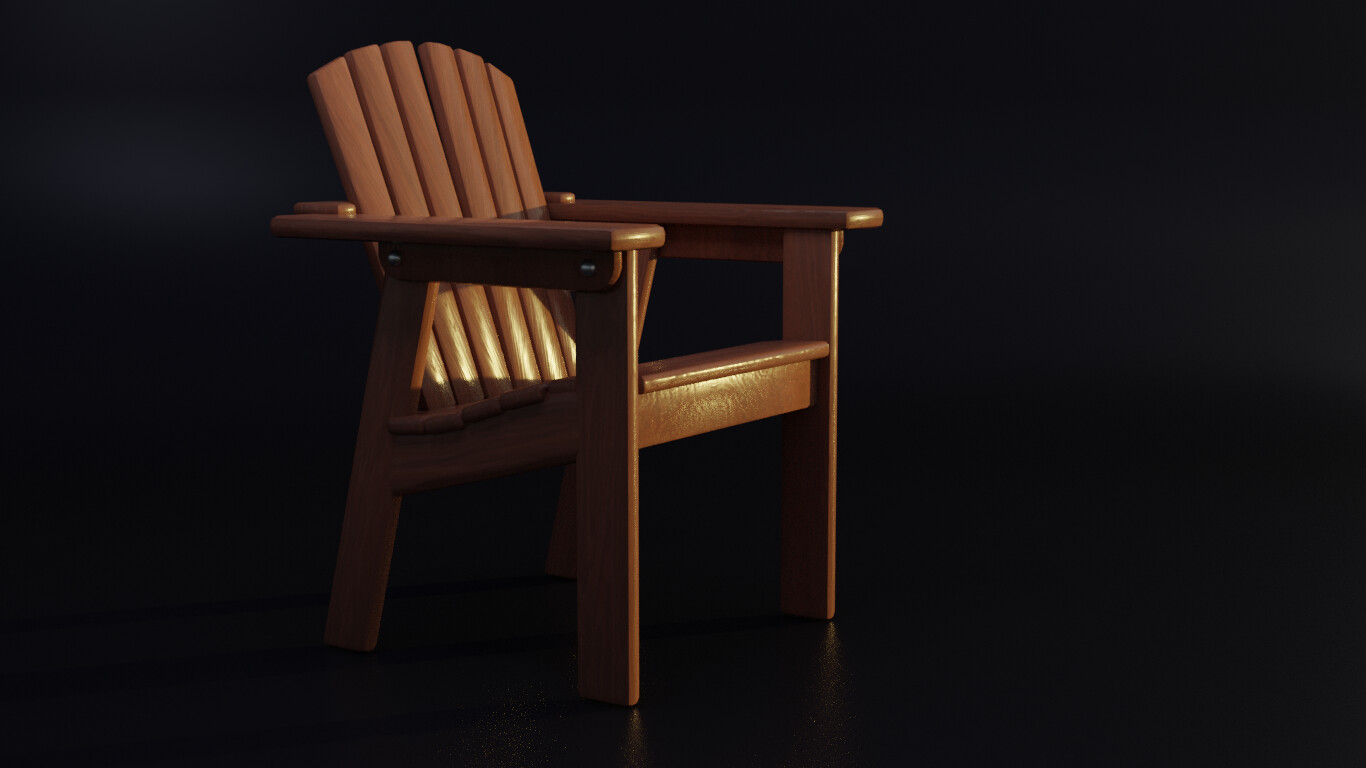 ArtStation - Lonely chair
