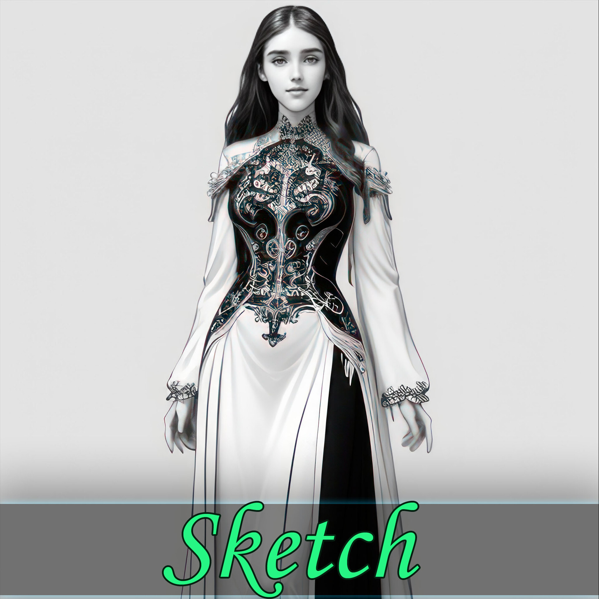 ArtStation - +410 Sketch (Beautiful Girl) Reference Pack _4k_ V23