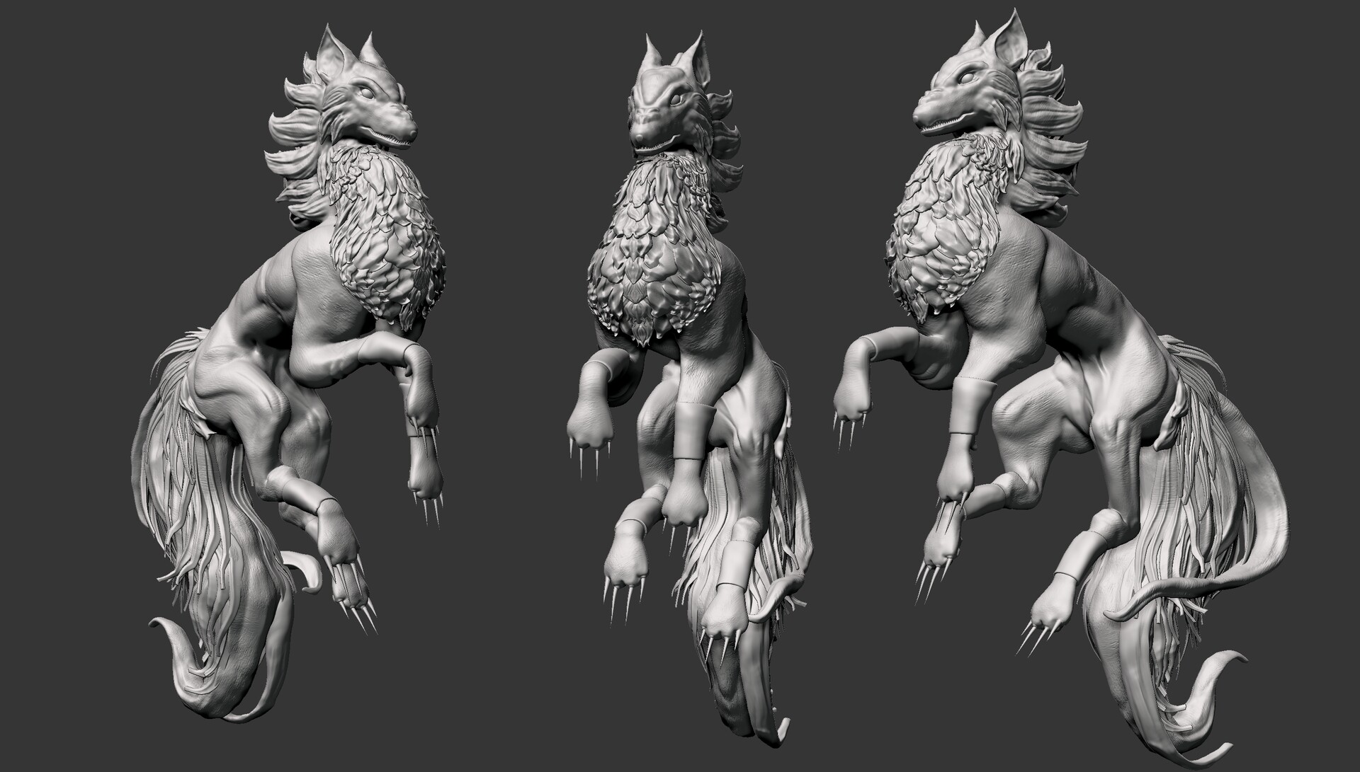 ArtStation - Creature Scuplt that I did in term 1
