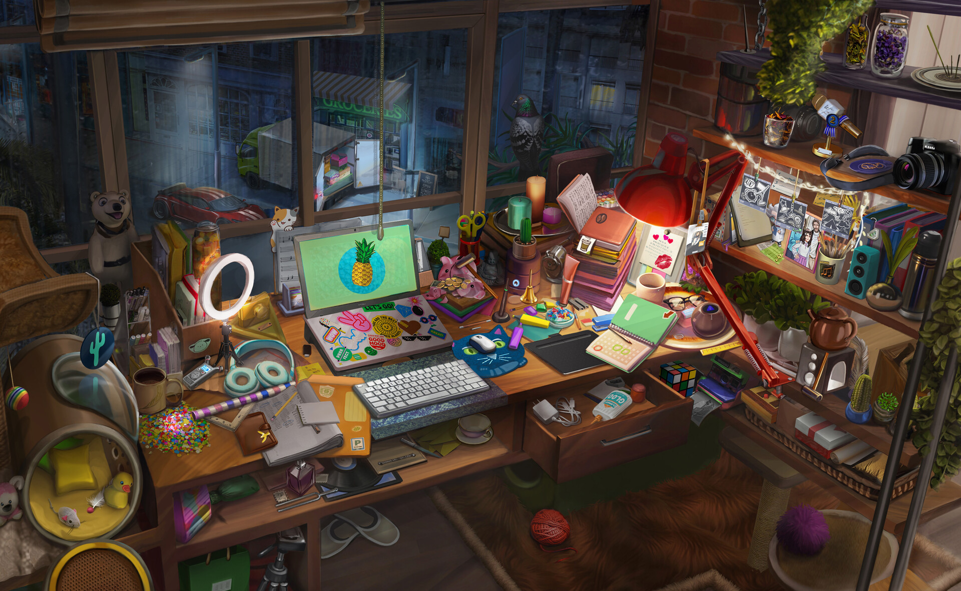 ArtStation - Concept of Hiden Objects Scene