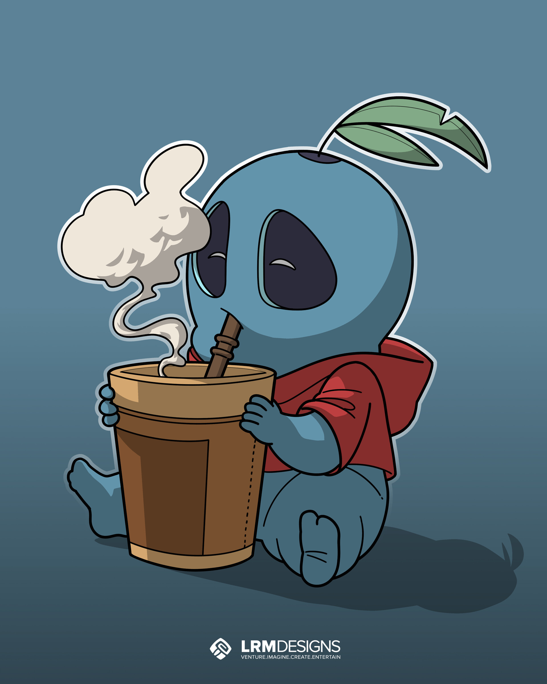 ArtStation - MD Drinking Coffee