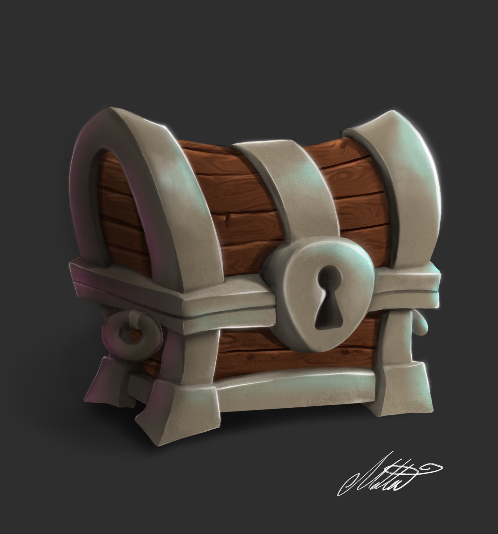 ArtStation - Treasure chest -game design