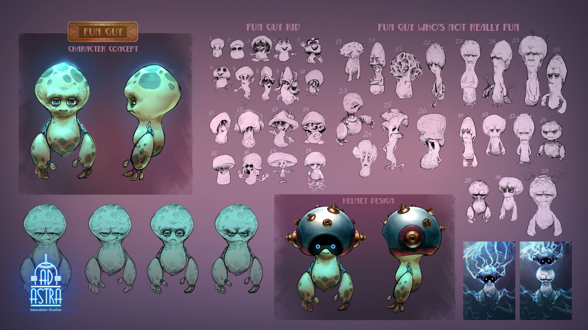 Corvit Arts (Victor Shevchenko) - Fun Guy character concept