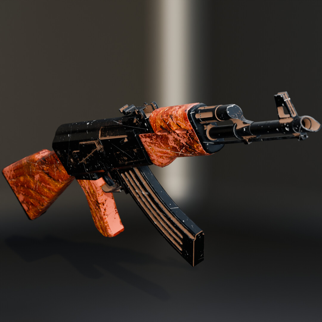ArtStation - Kalashnikov assault rifle