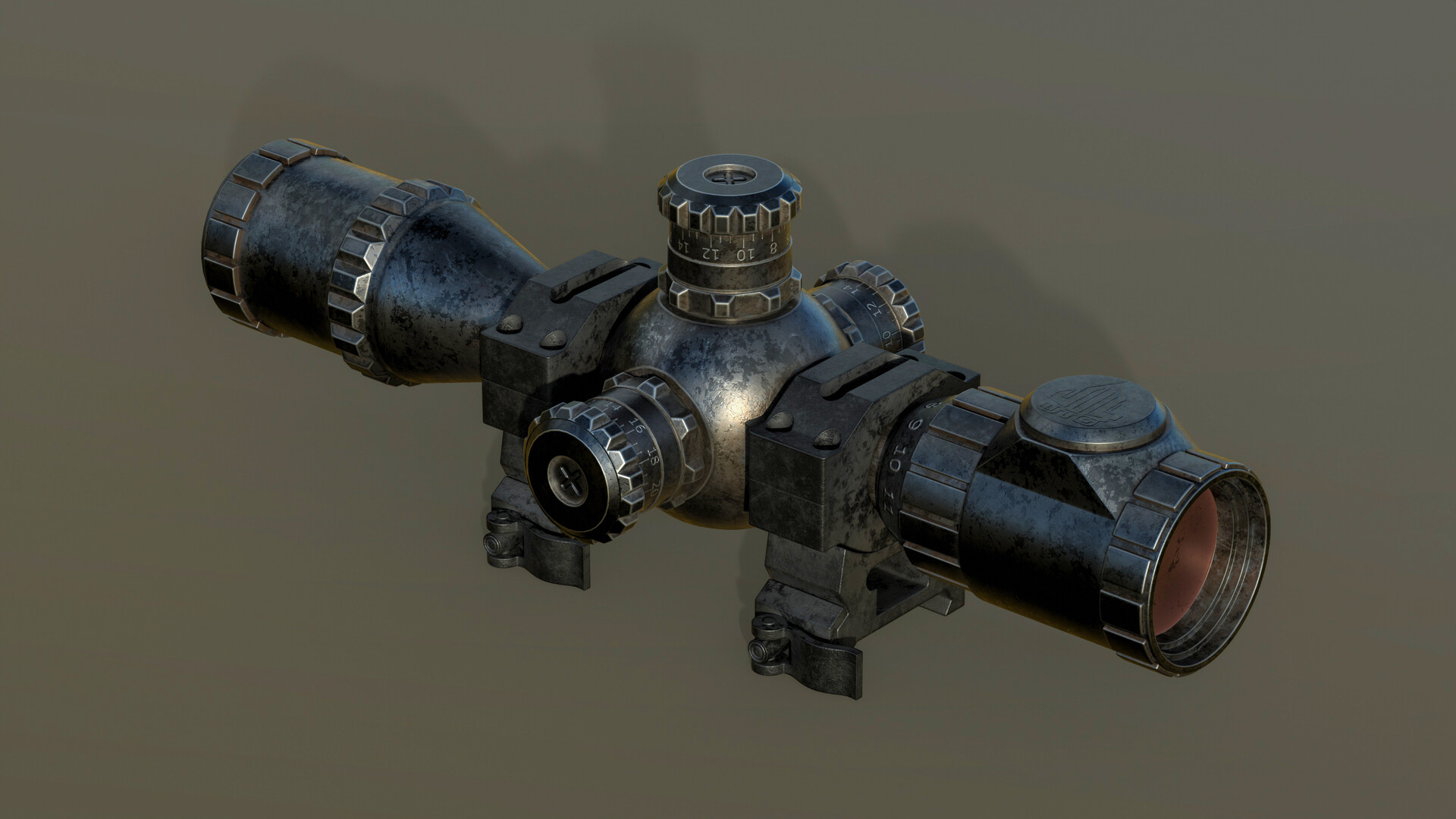 Reazul patowary - Rifle Scope Model for Game Asset