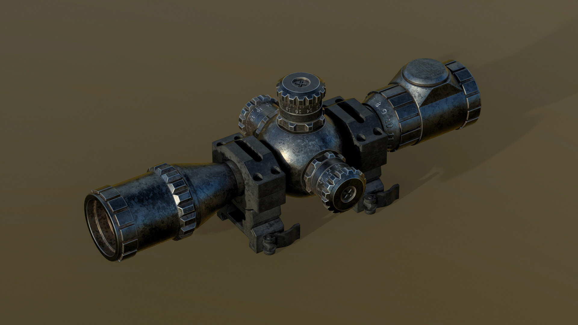 Reazul patowary - Rifle Scope Model for Game Asset