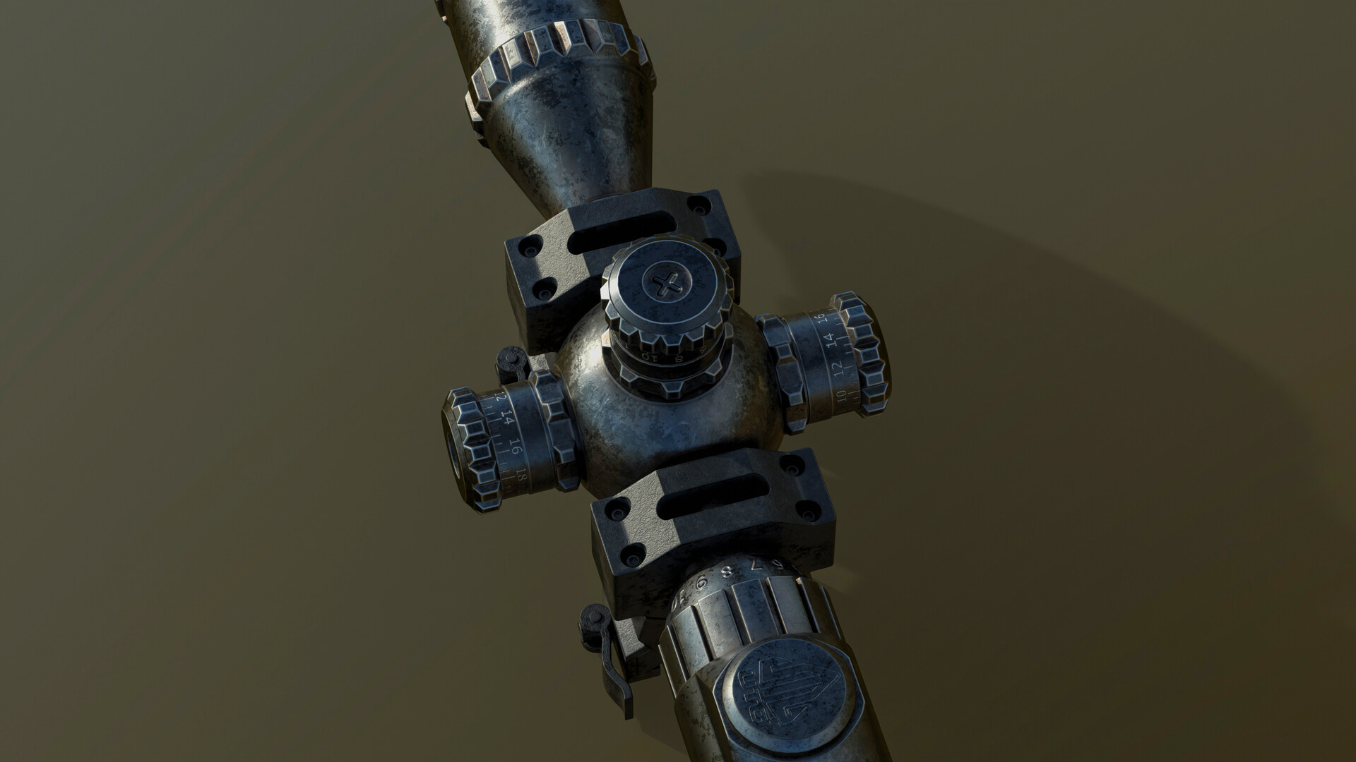 Reazul patowary - Rifle Scope Model for Game Asset