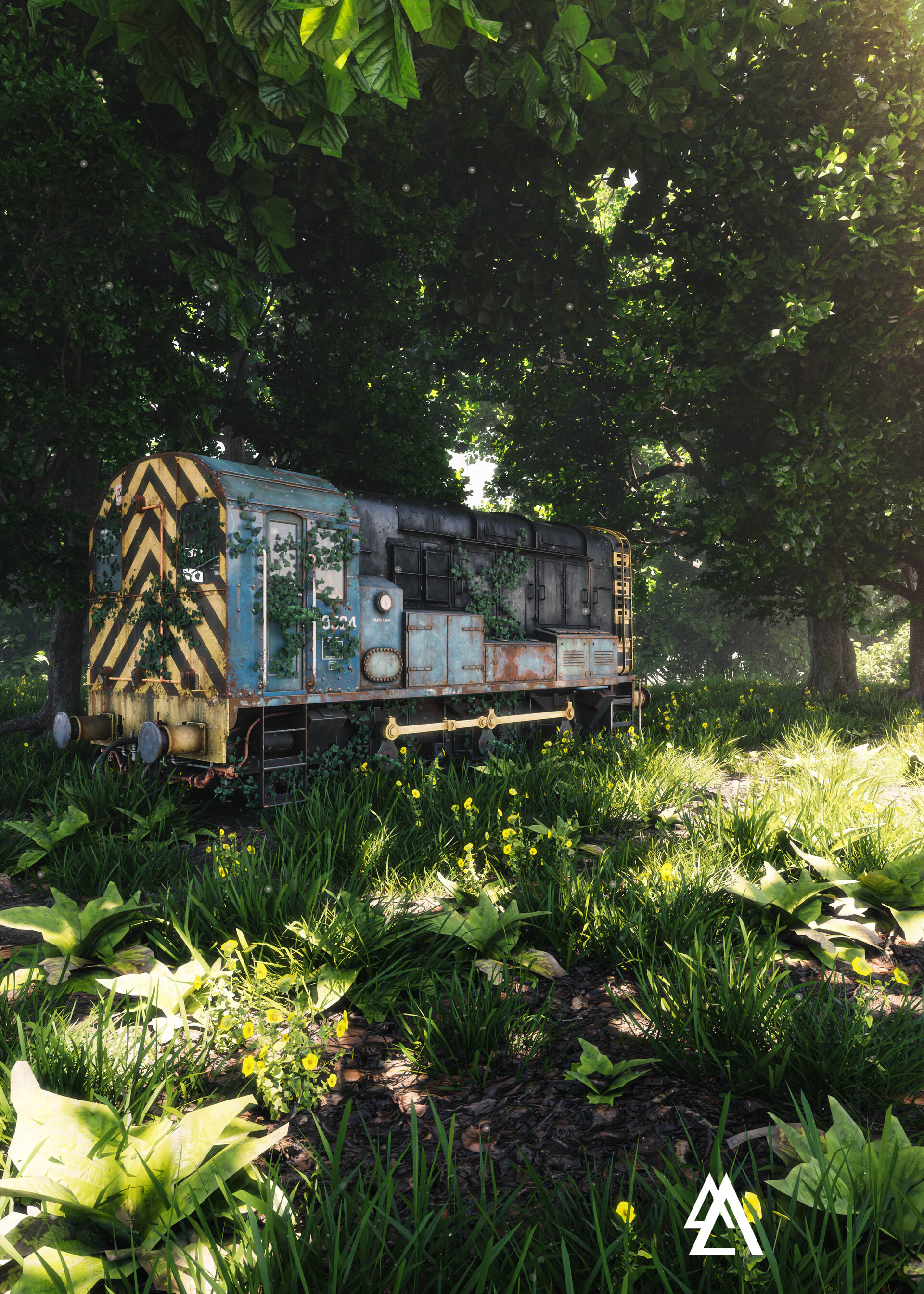 ArtStation - Jungle Train