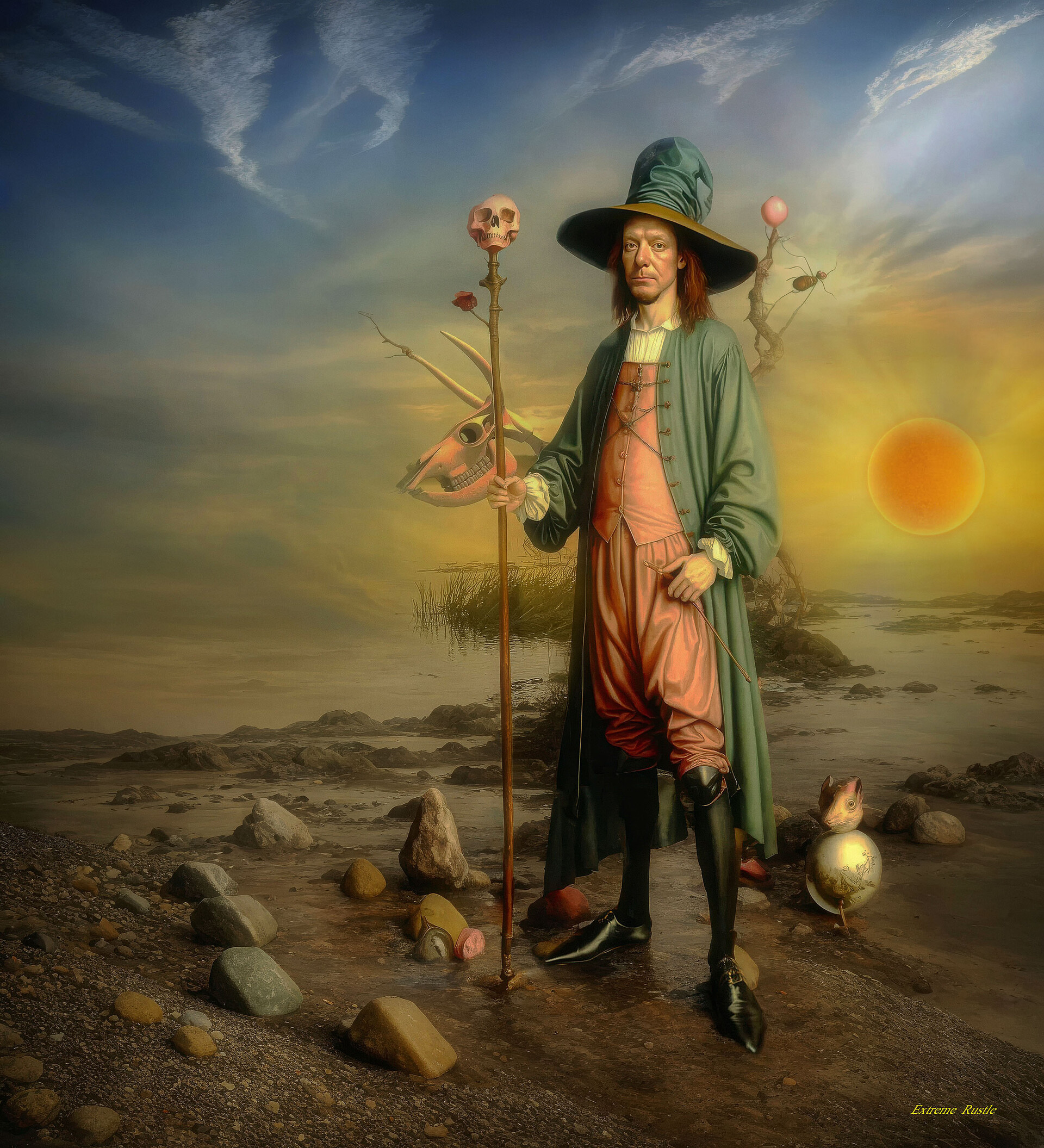 ArtStation - Dawn / Extreme Rustle - Self-Portrait