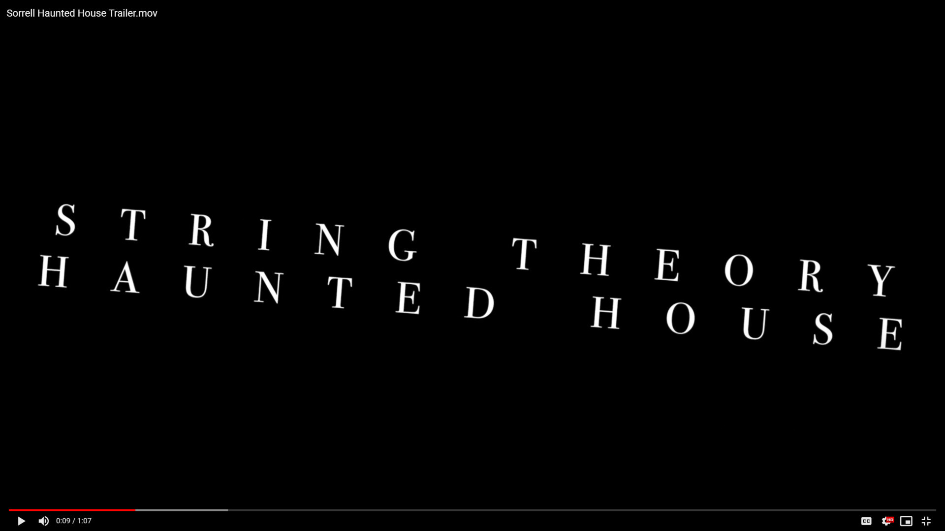 ArtStation - Haunted House Trailer