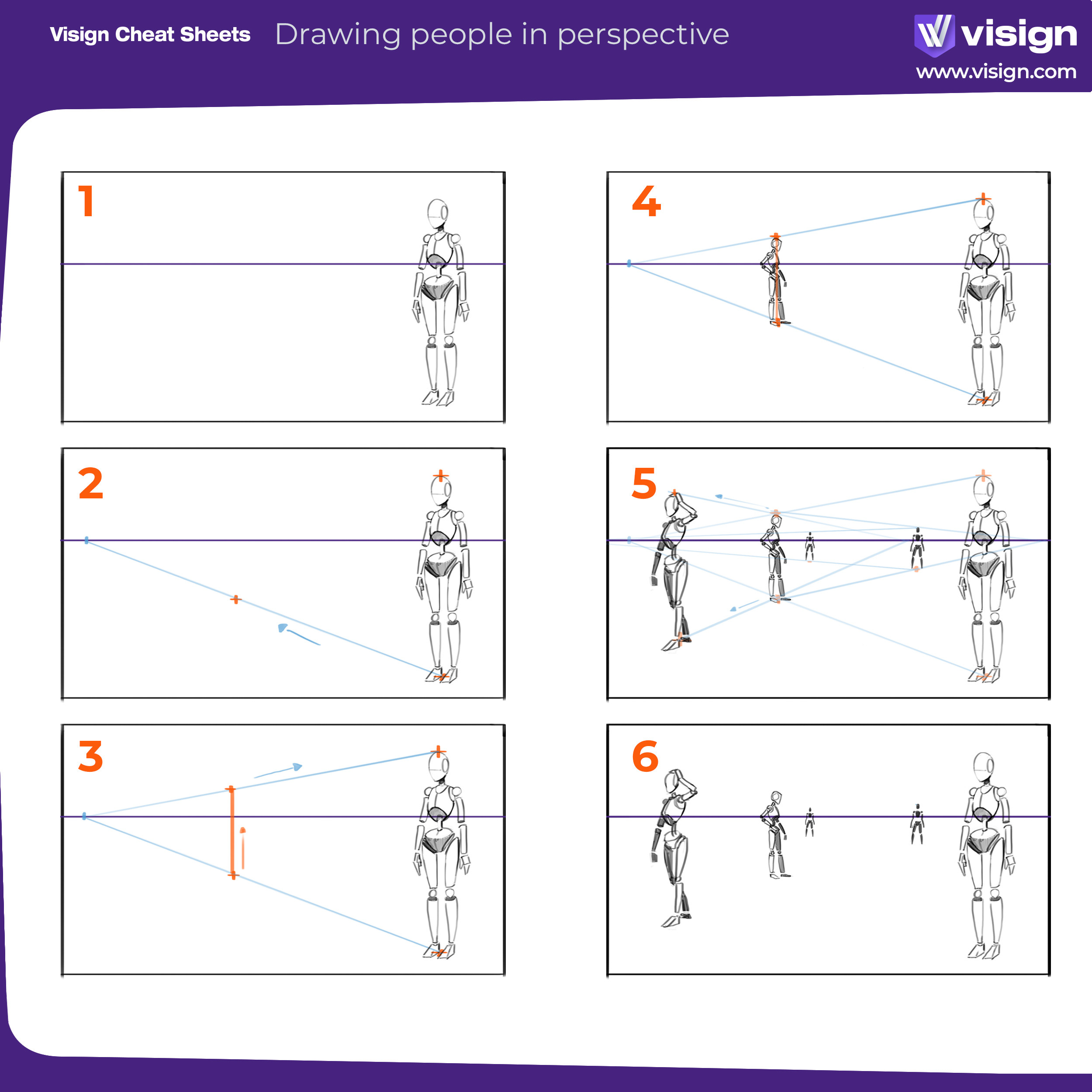 perspective drawing reference people