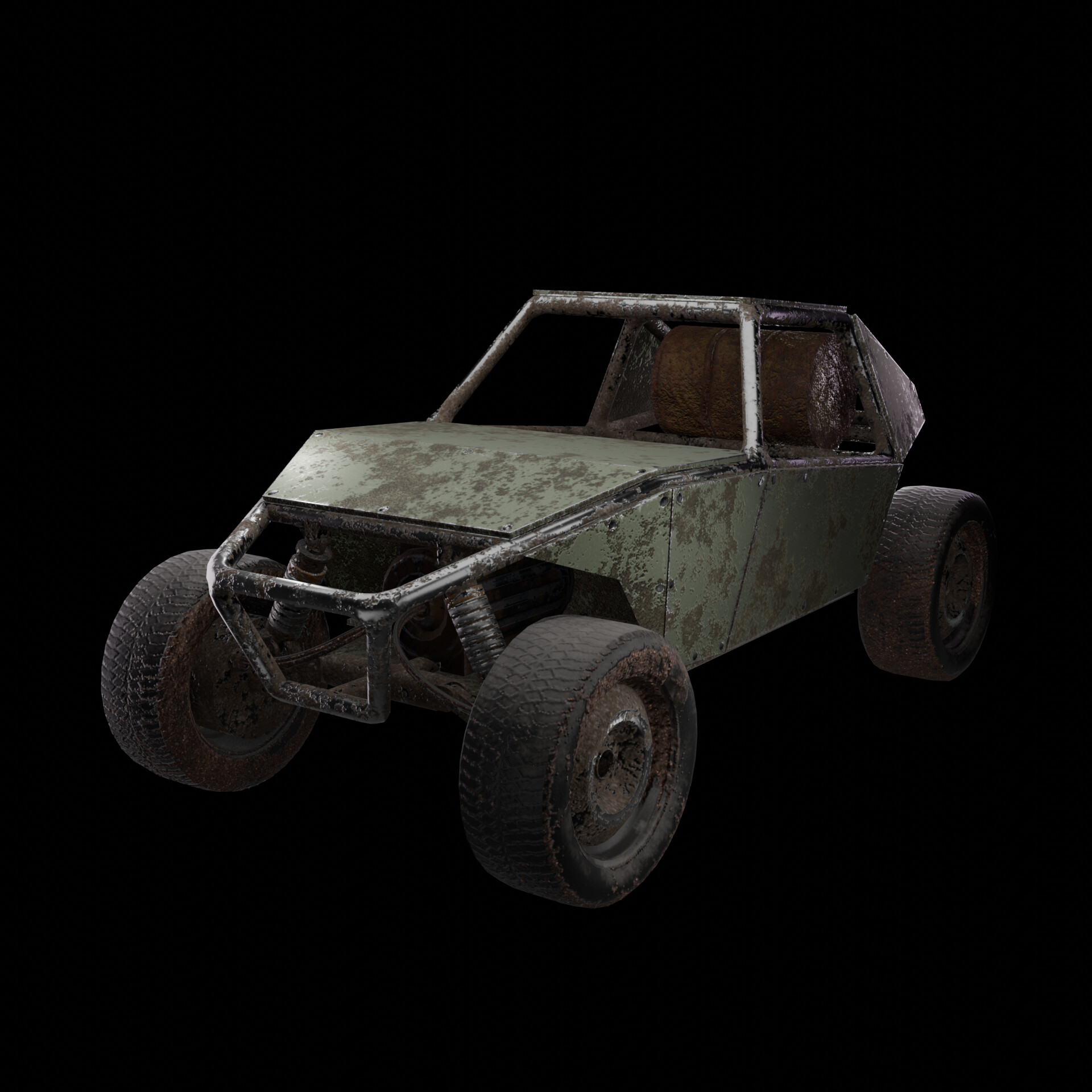 ArtStation - Post-apocalyptic buggy