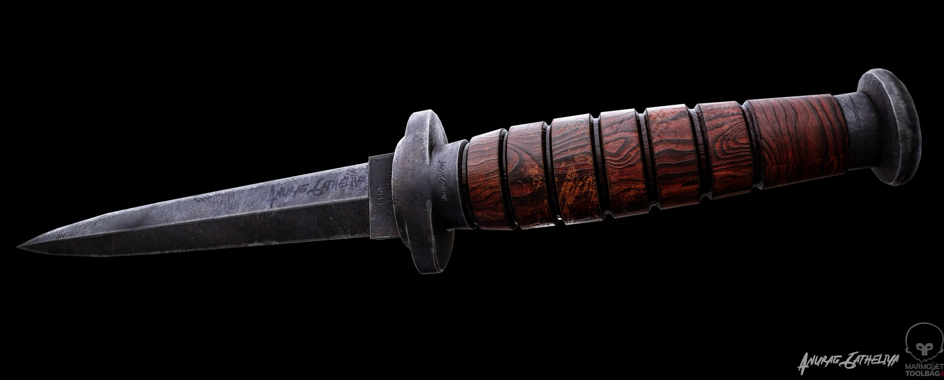 ArtStation - Combat knife