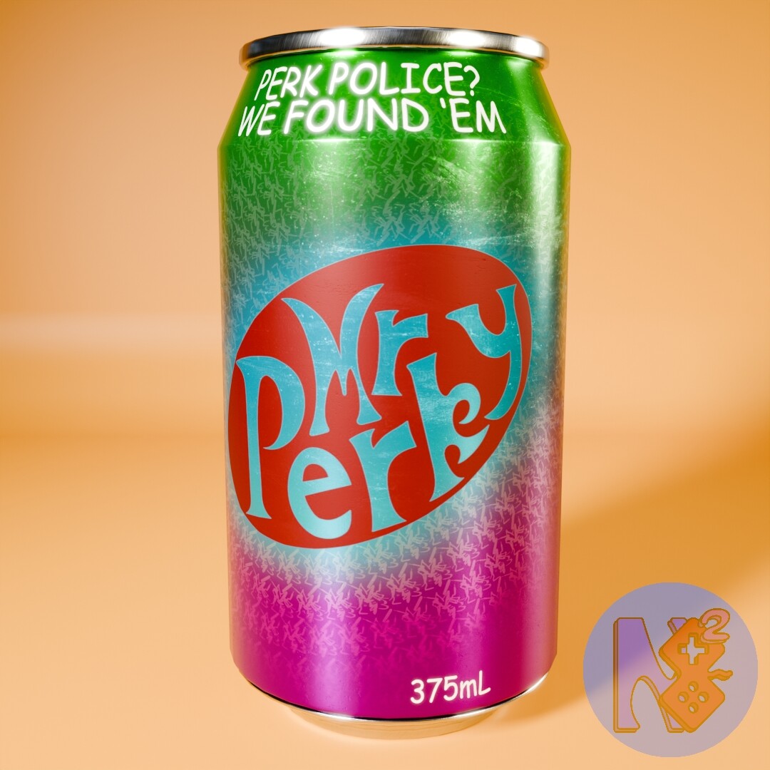 ArtStation - Soda Can (Mr. Perky)