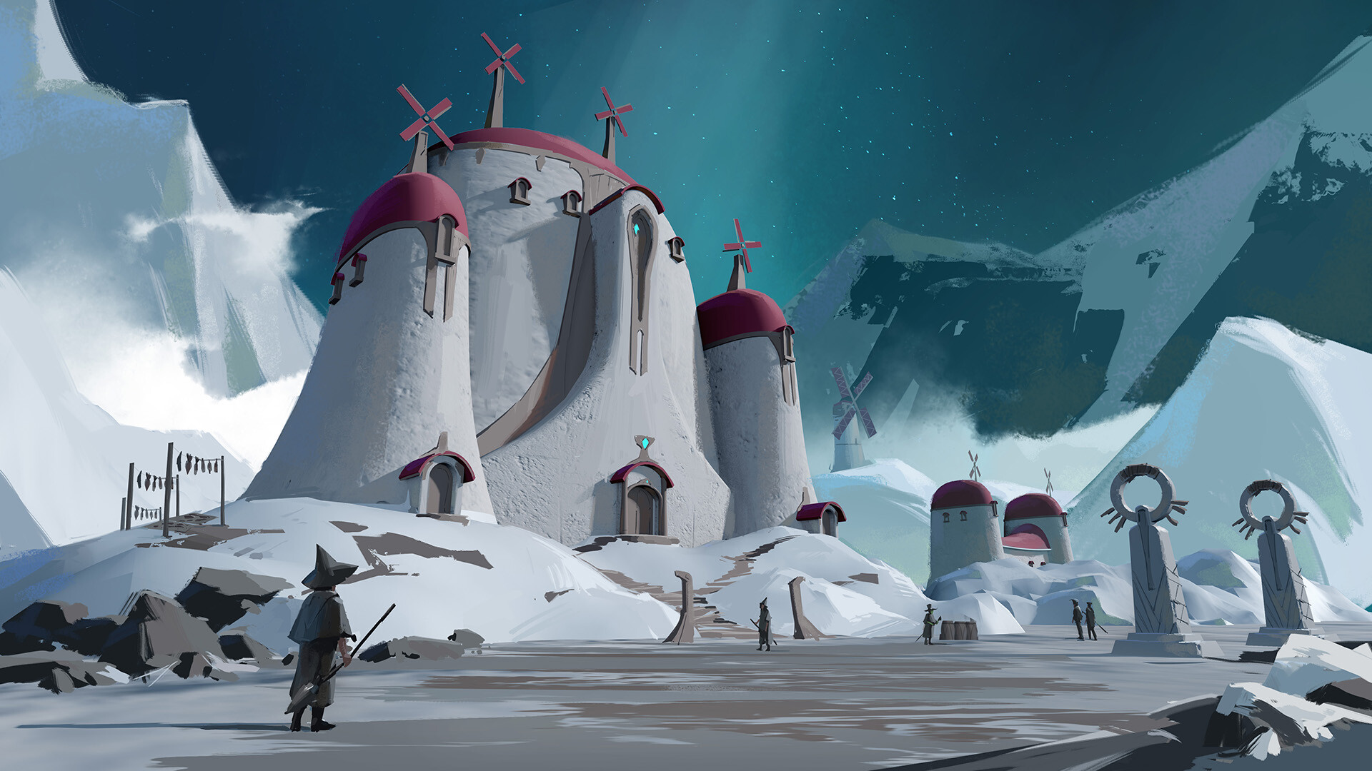ArtStation - North pole Town