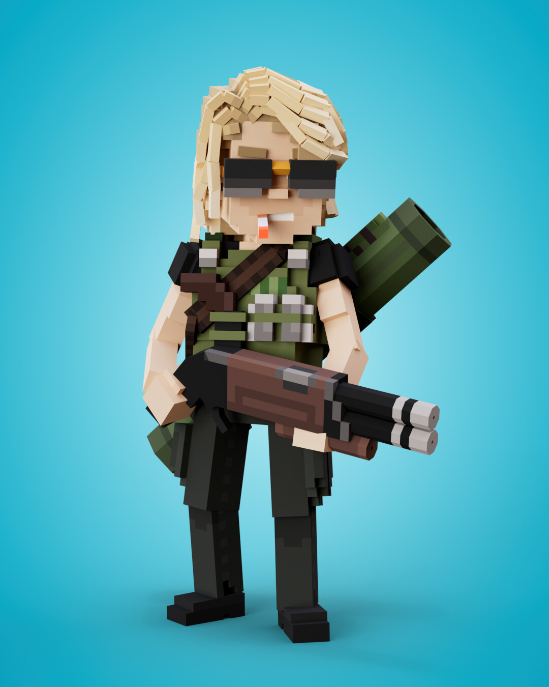 ArtStation - Voxel Characters