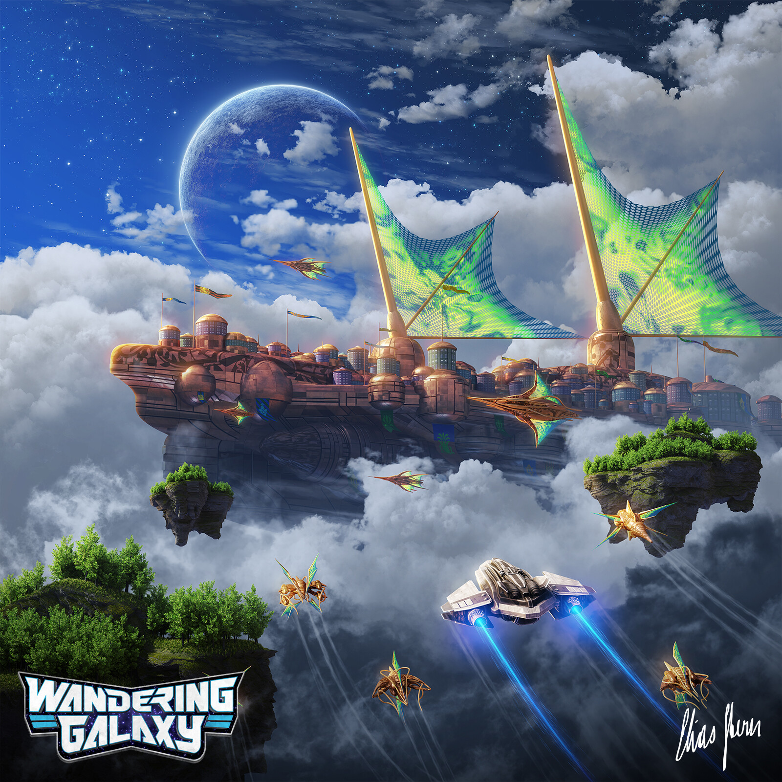 ArtStation - Wandering Galaxy Halas