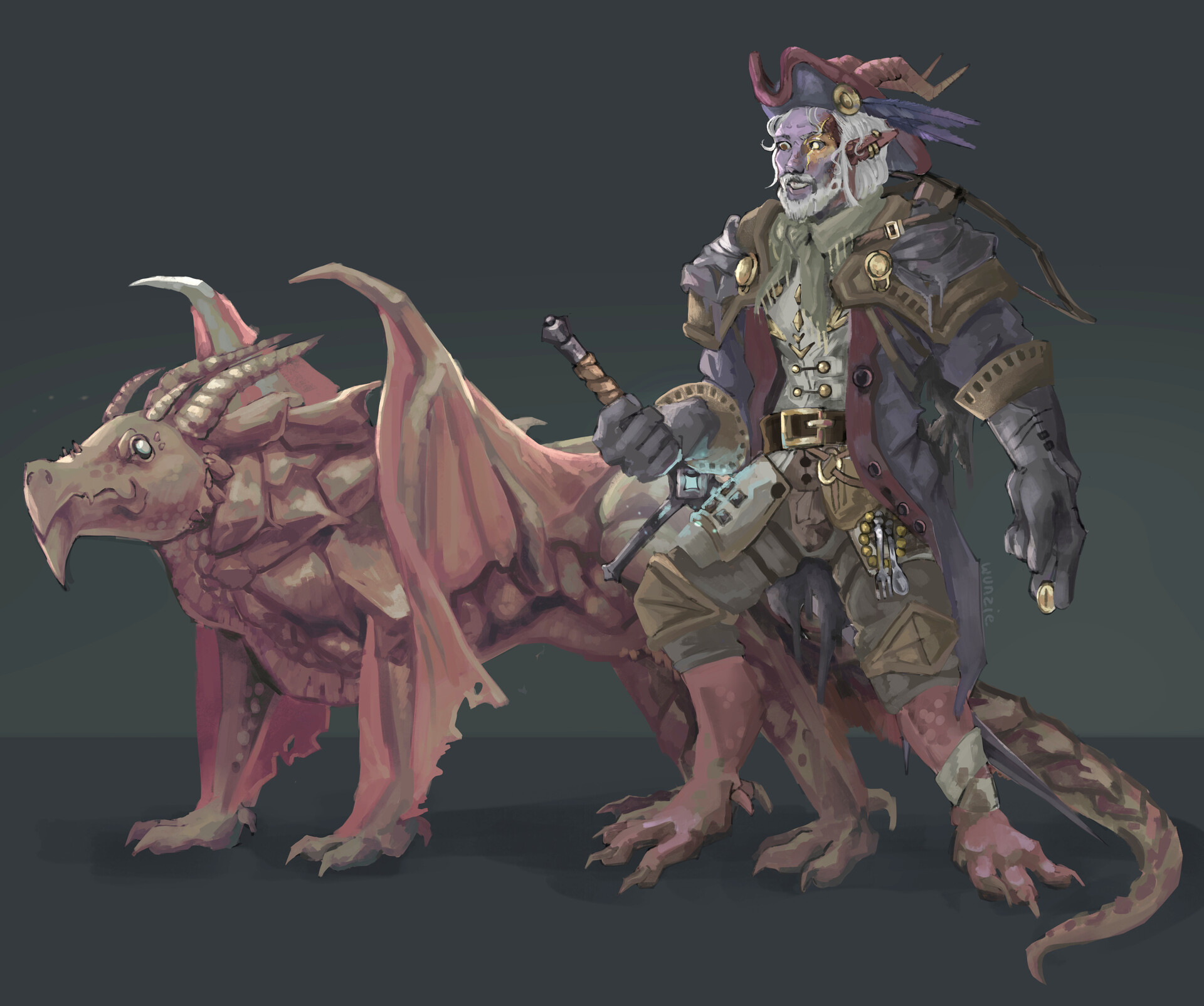 wunzie - Anton Dragon-kissed - Commission