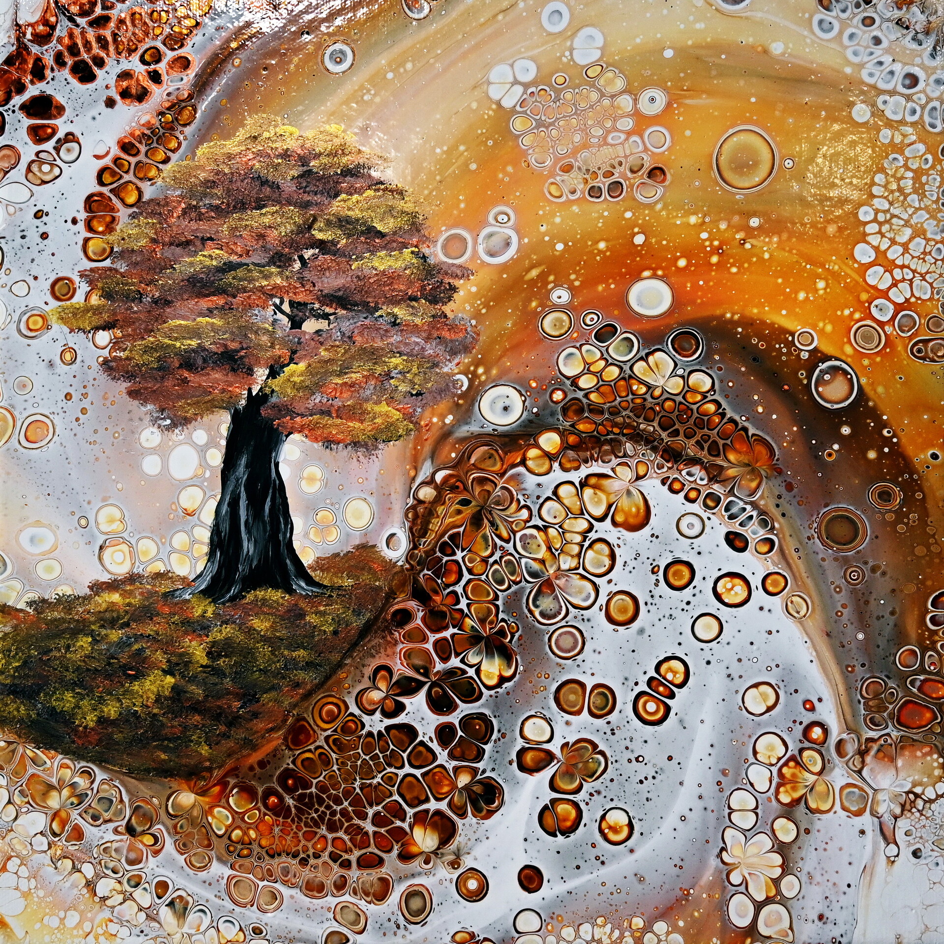 Fiona Art - Sandwich, Flowers and a Tree ~ Flip Cup, Finger Dip and ...