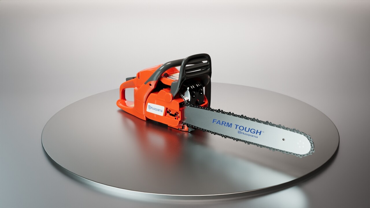 ArtStation - Chainsaw / low-poly 3d model