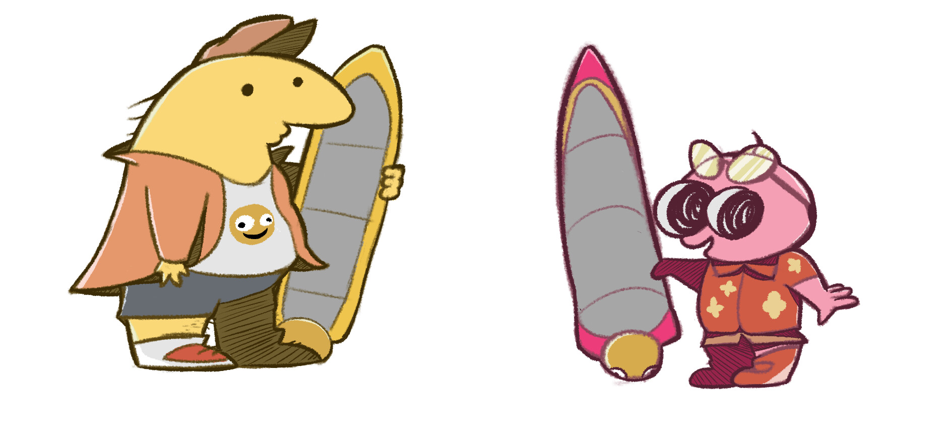 ArtStation - Smiling Friends + Sonic Riders