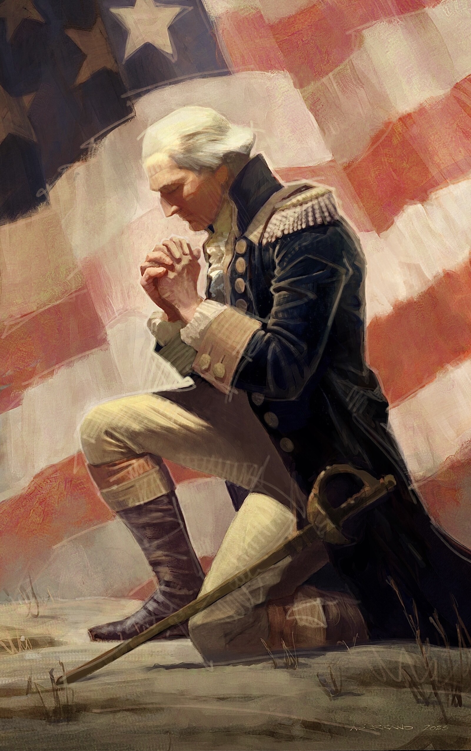 Armand Serrano - Praying Washington