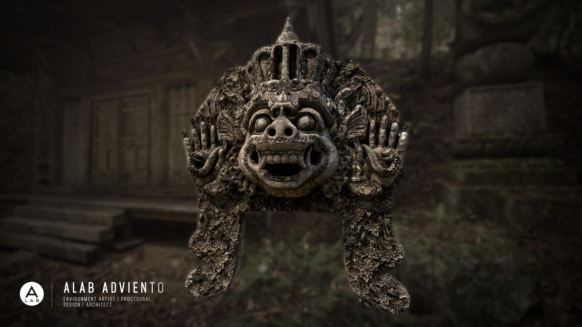 Alab Adviento - Bhoma Portalway Prop Texturing - Minara - Bali-Inspired