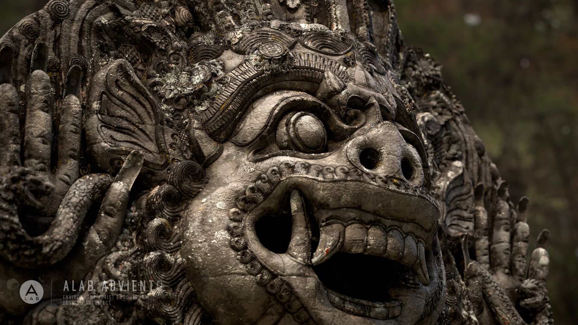 Alab Adviento - Bhoma Portalway Prop Texturing - Minara - Bali-Inspired