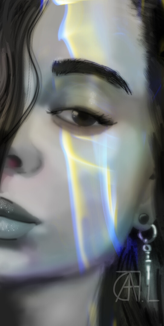 ArtStation - Blue Lightning