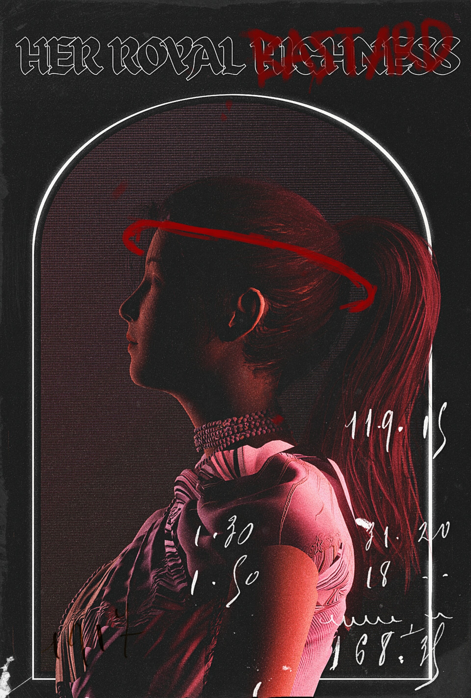 ArtStation - Her Royal Highness - Darkcore Poster Design