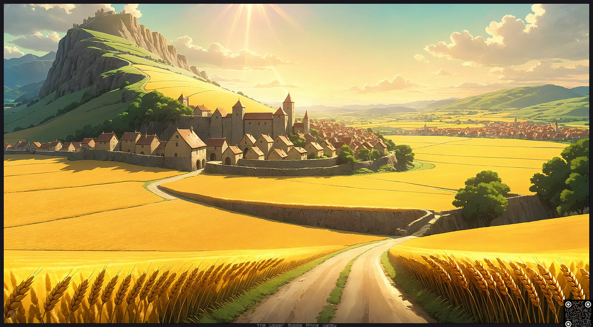 ArtStation - Upper Middle Rhine valley