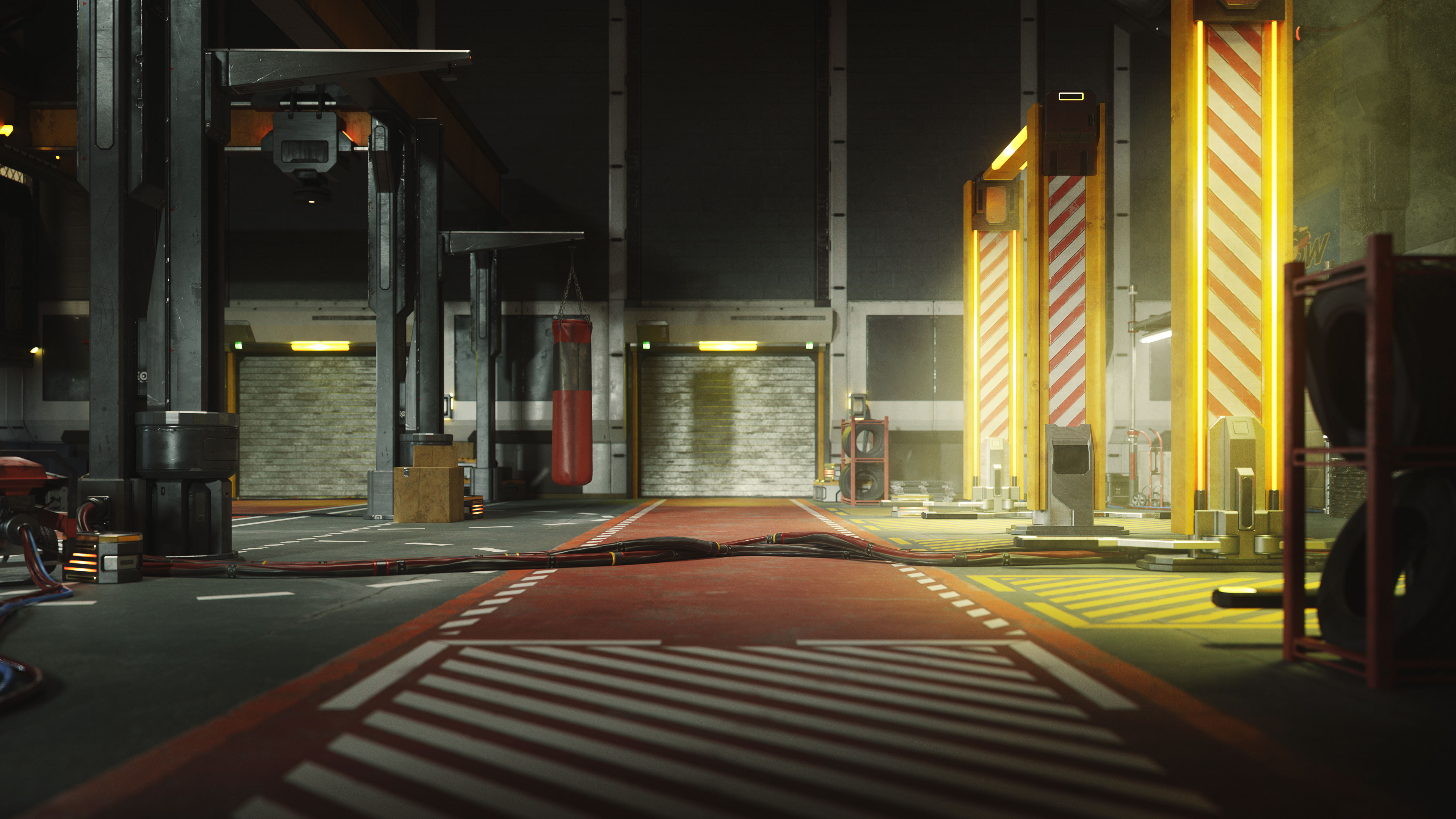 KitBash3D - "CyberPunk Interiors" - 3D Models and Materials Kit