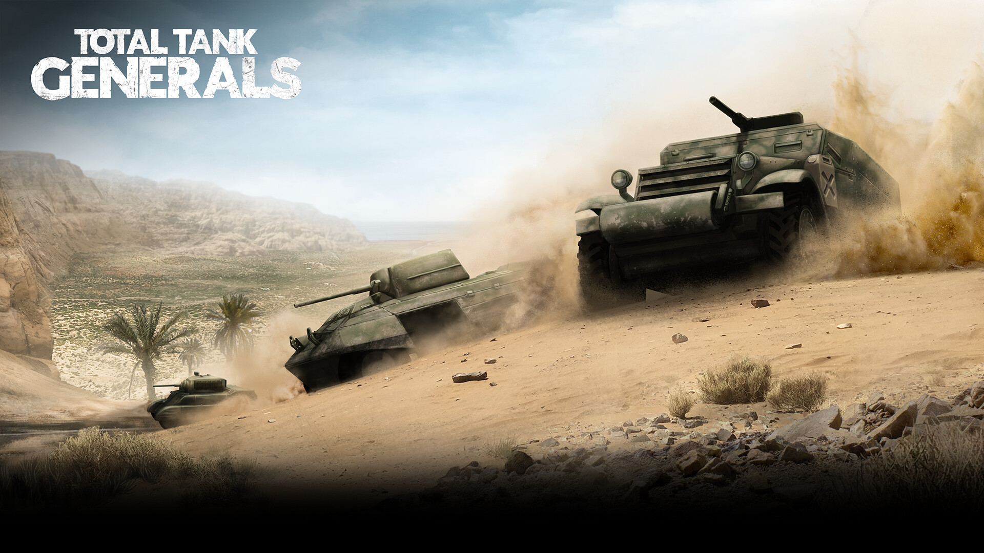 ArtStation - TTG - loading screen, USA Campaign, desert