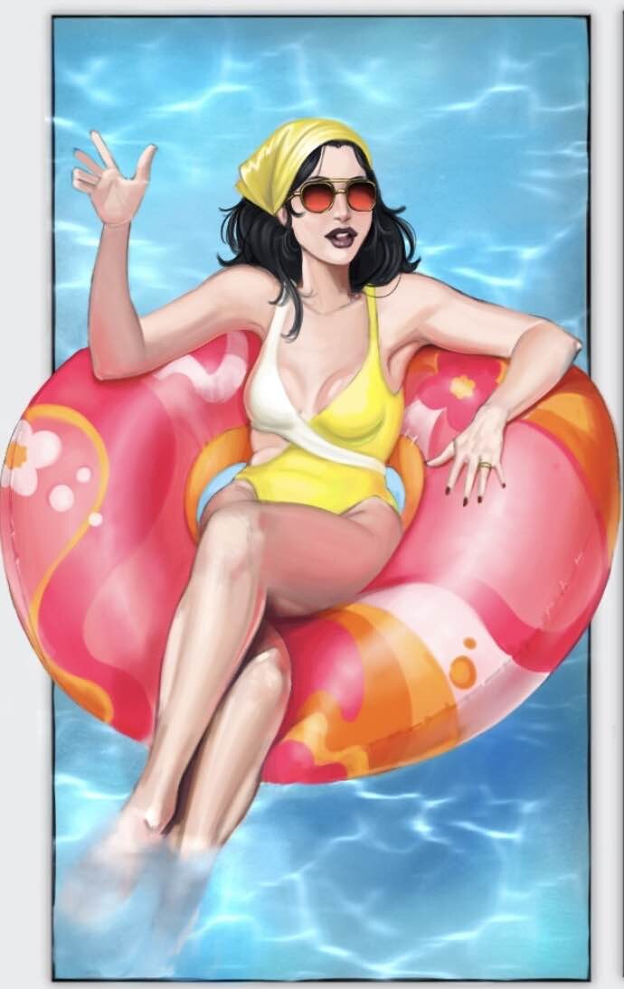 ArtStation - pool day