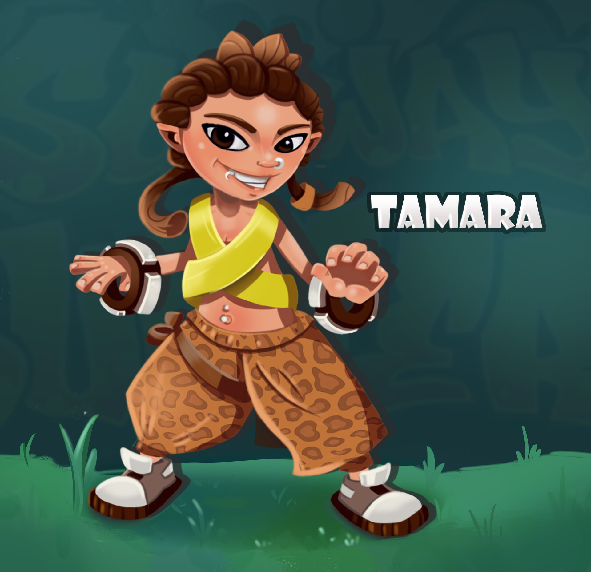 ArtStation - Tamara - Subway Surfers character concept