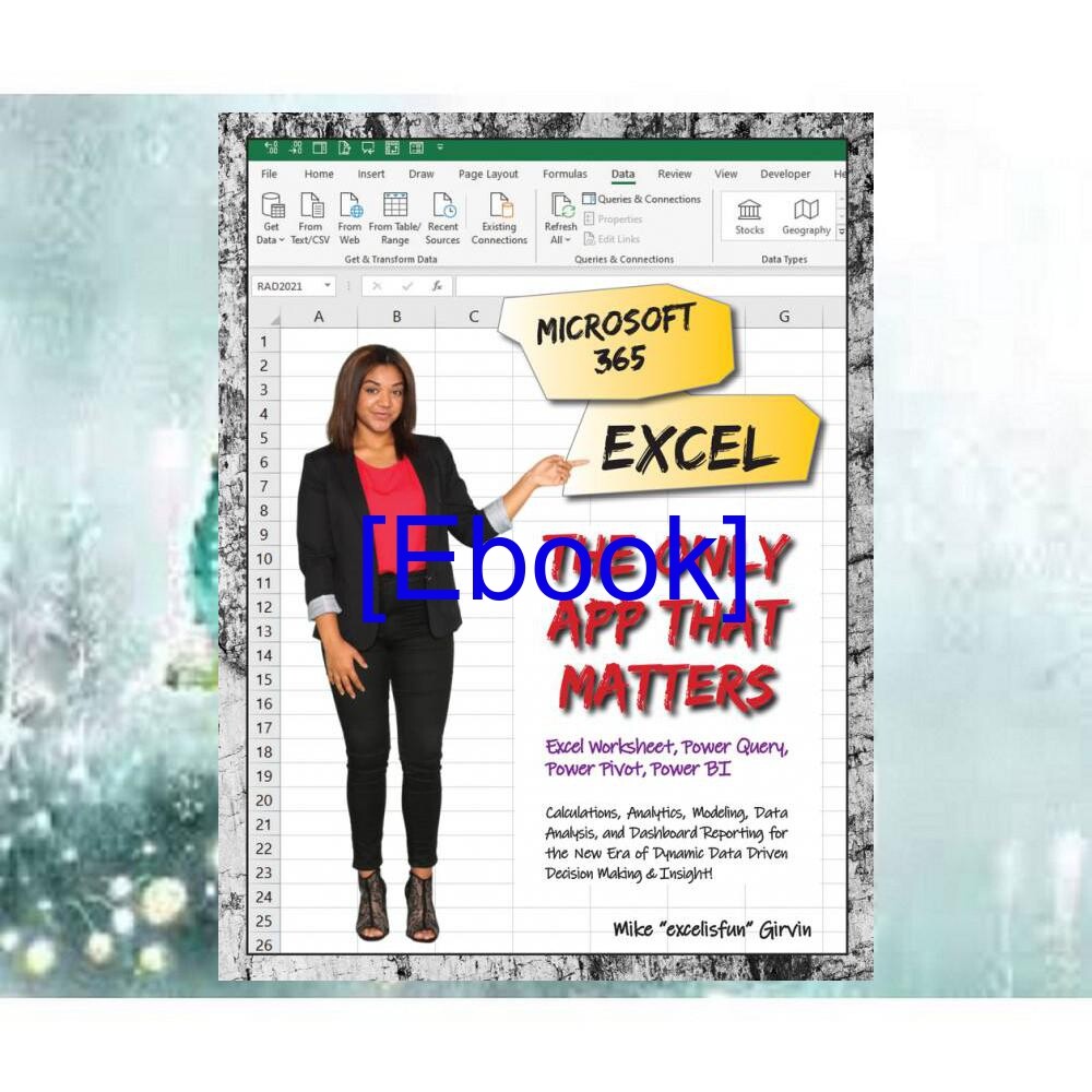 ArtStation - [Read & Download] [PDF] Microsoft 365 Excel The Only App That Matters Calculations ...