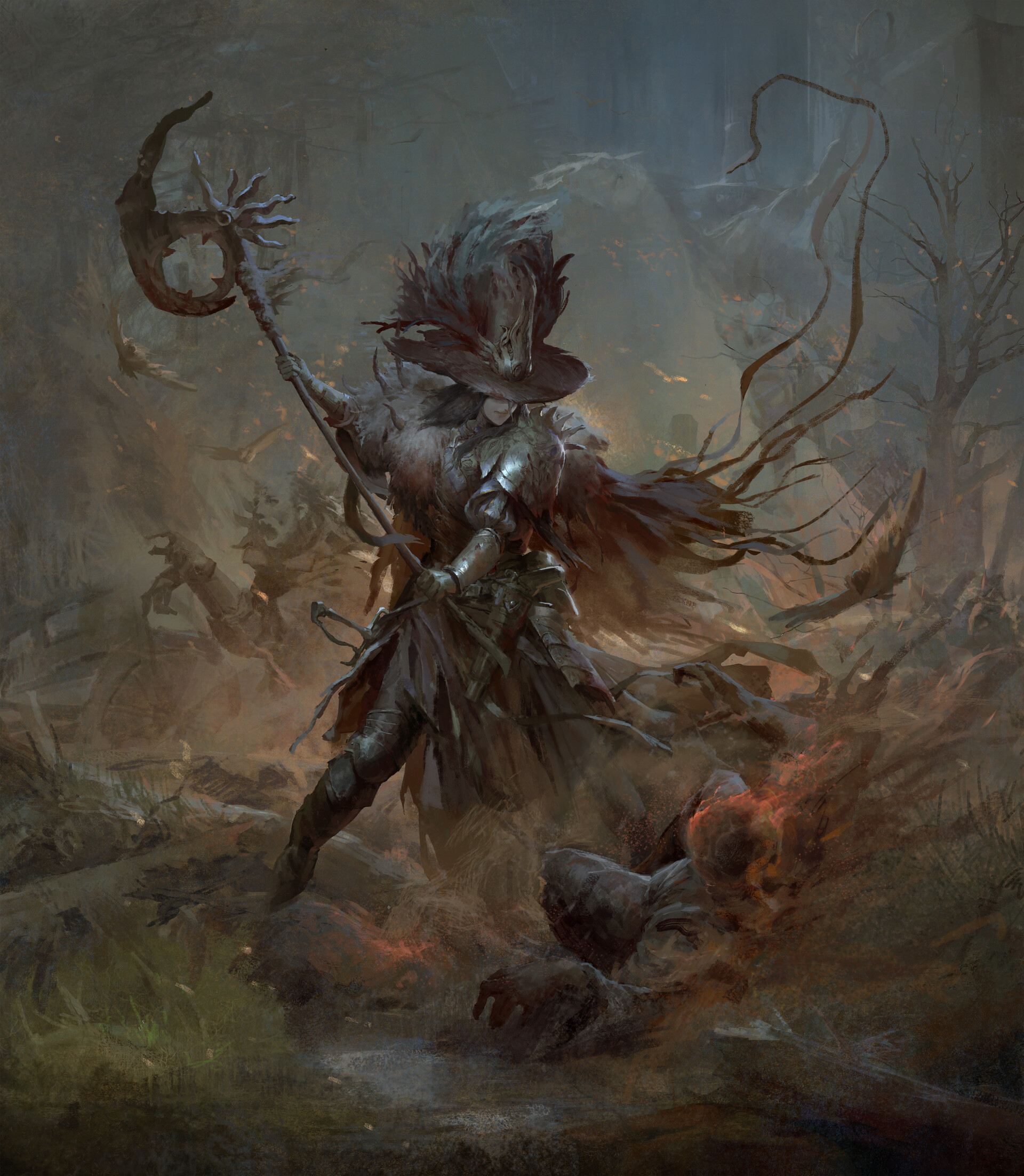 ArtStation - witch hunter -Hunting