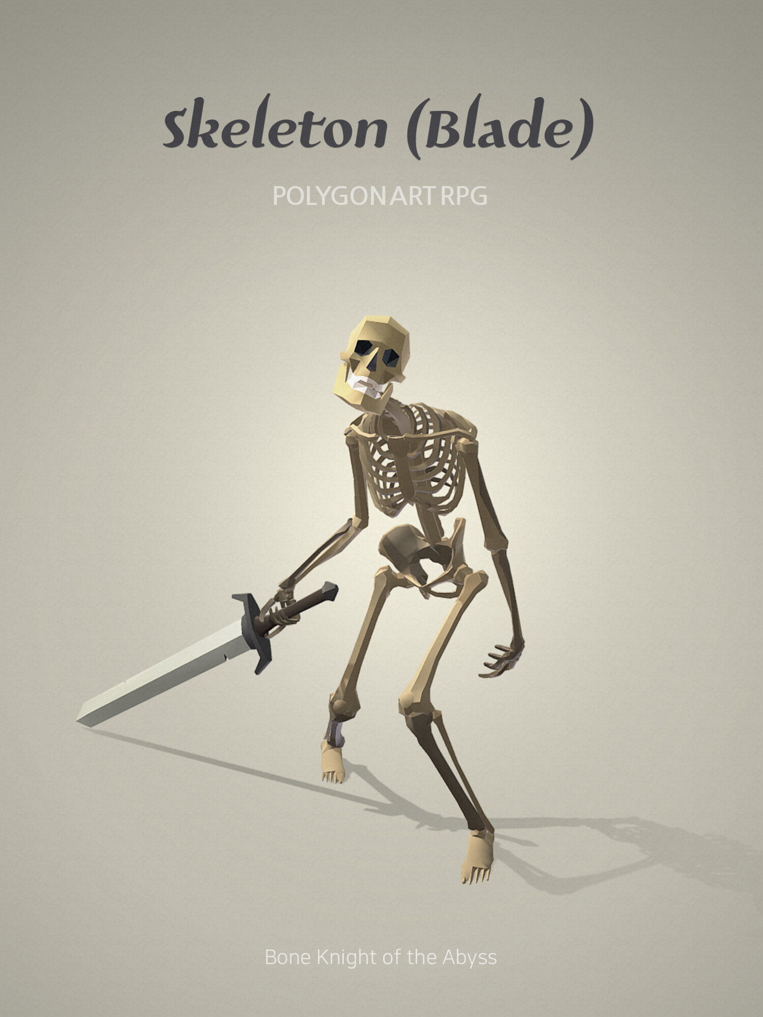 Studio Dex - [Polygon Art RPG] Skeleton_Blade