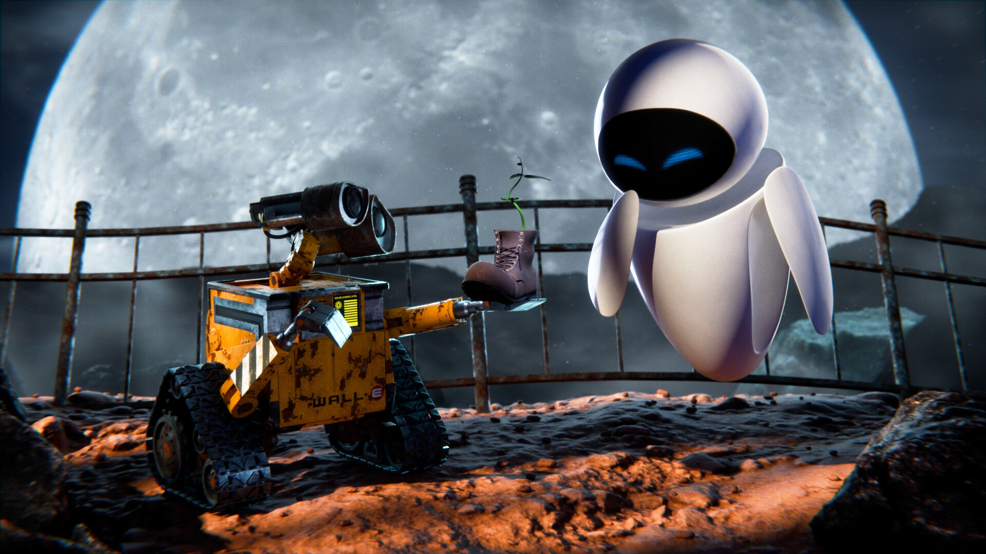 wall e eve wallpaper