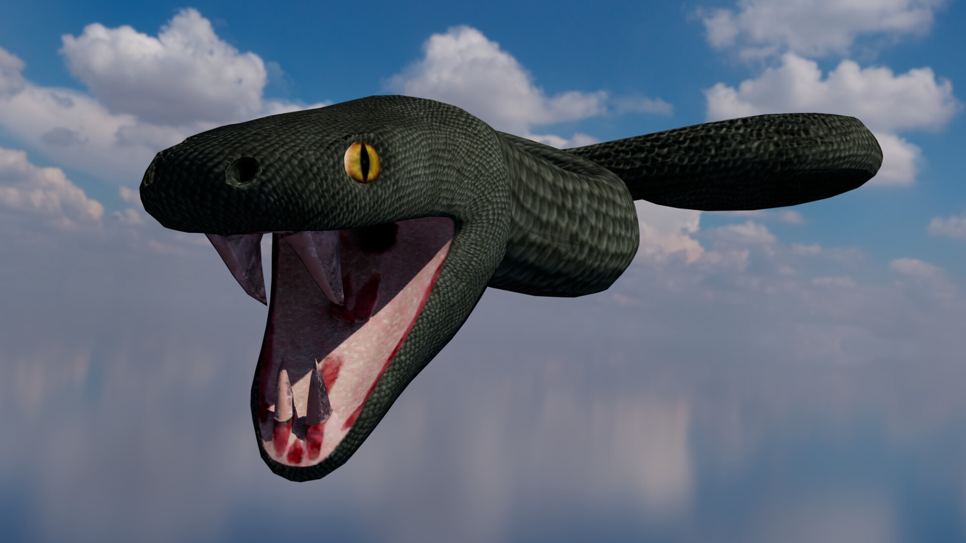 ArtStation - Snake 3d model