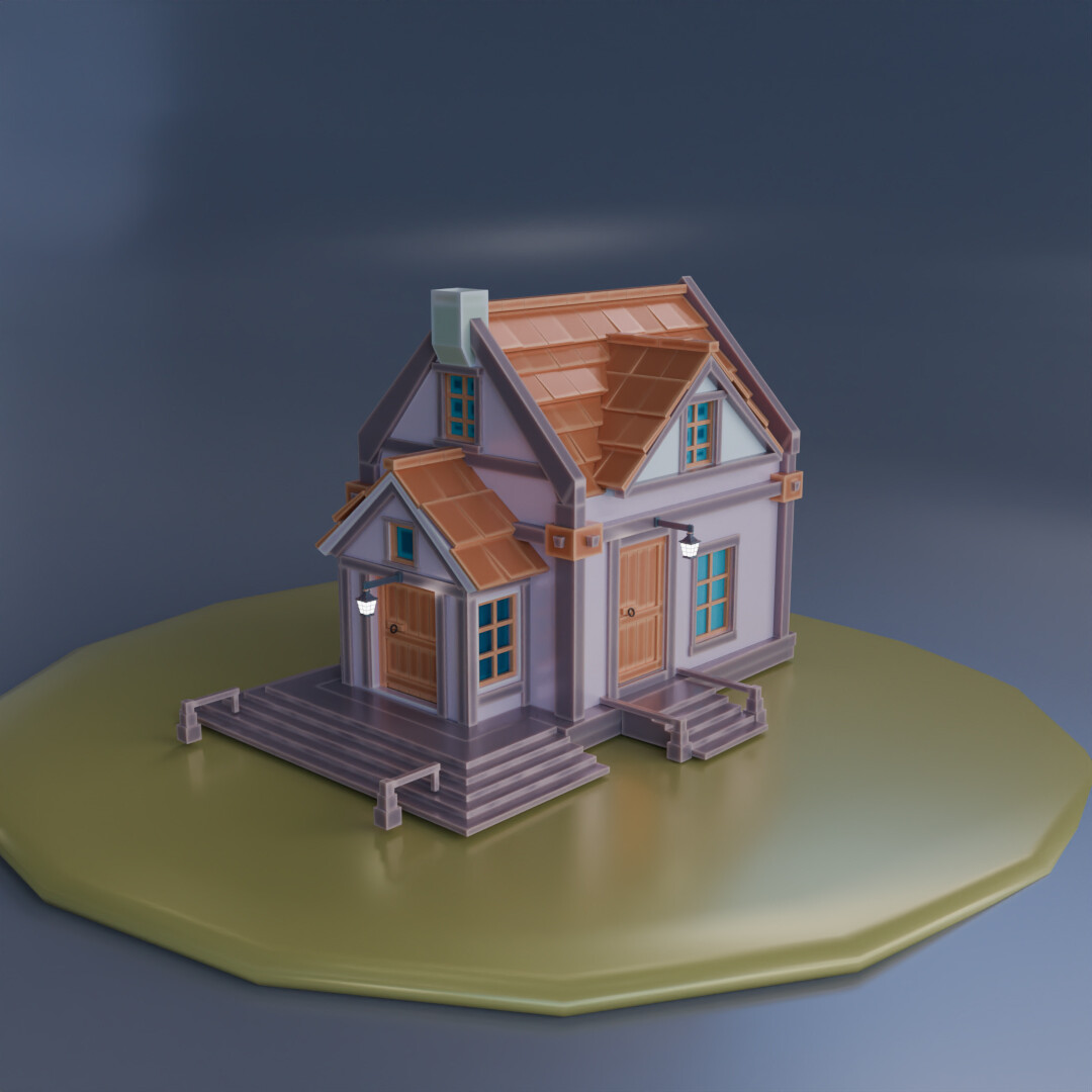 𝓔𝓻𝓸𝓼 3𝓭 - Sweet little stylized house