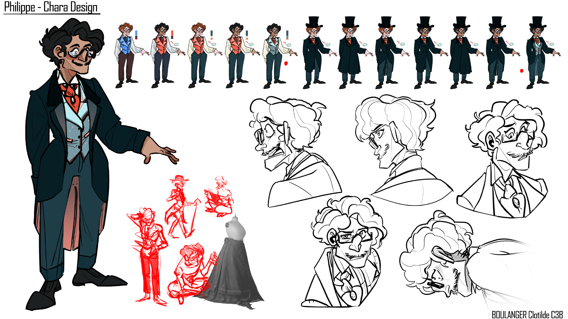 Clotilde Boulanger - SLEEPING BEAUTY - 2D Preproduction