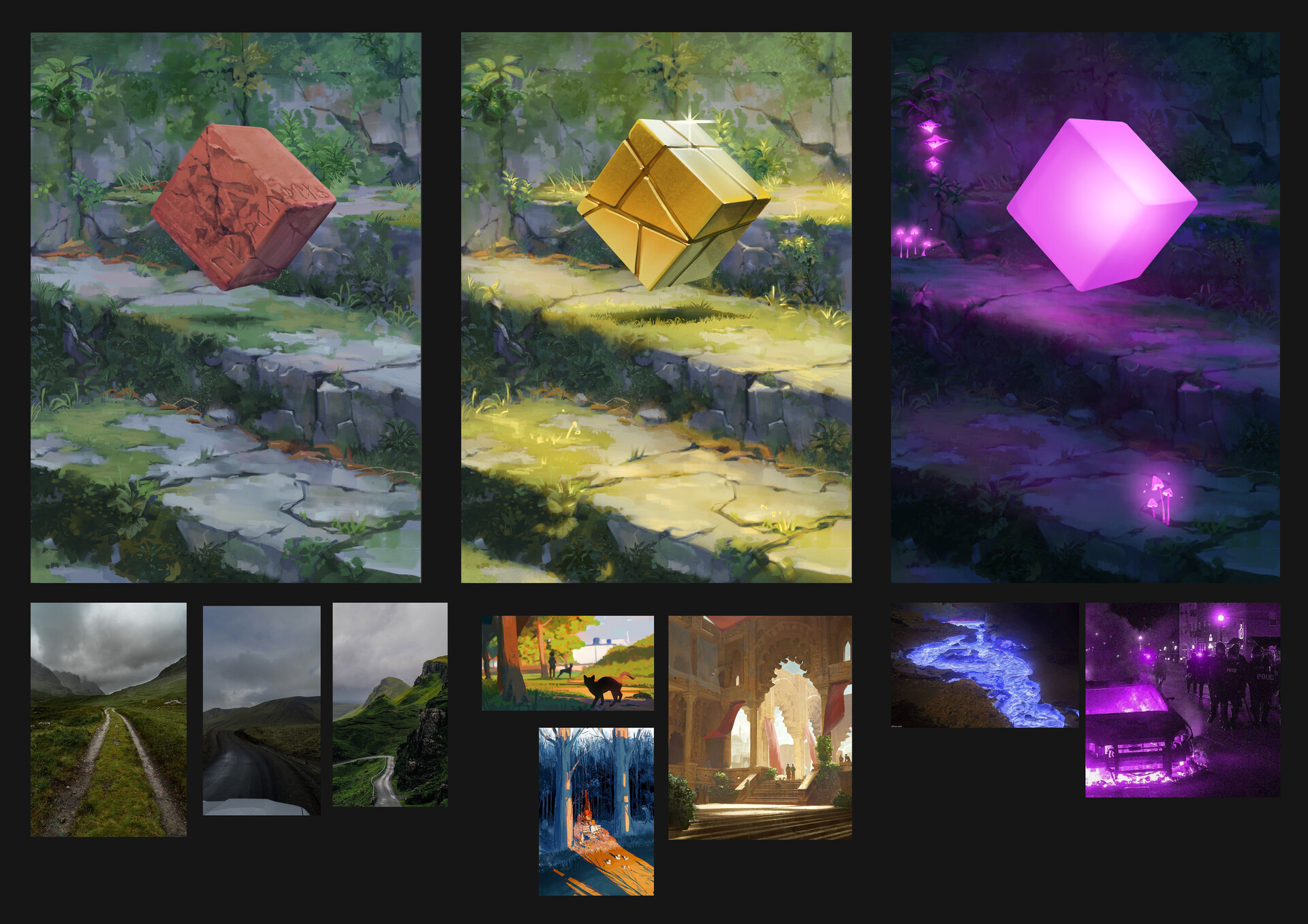 ArtStation - Mood Cubes